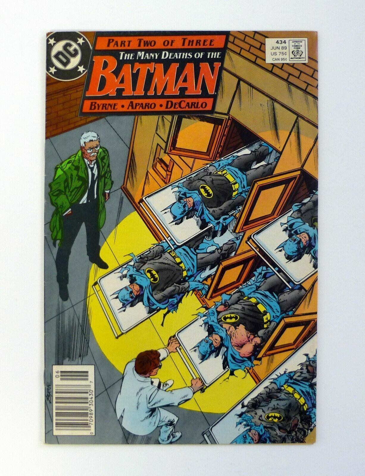 Batman #434 DC Comics Many Deaths Batman Part 2 of 3 Newsstand Edition ...