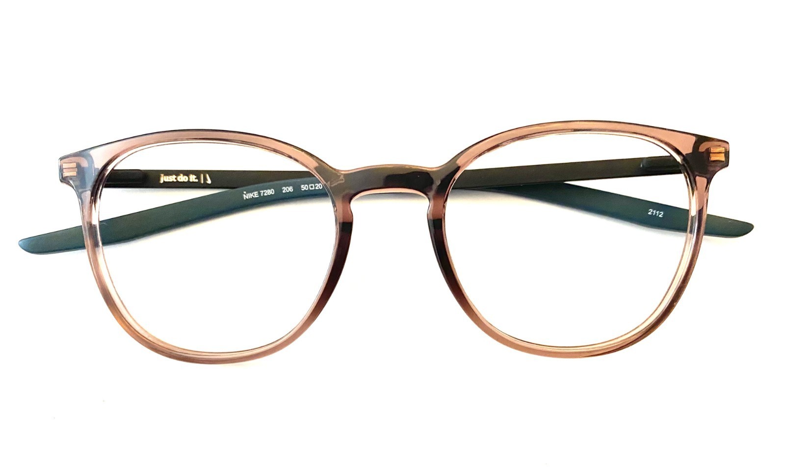 NIKE 7280 036 Gunsmoke Fade Eyeglasses 50-20-145 - Eyeglass Frames