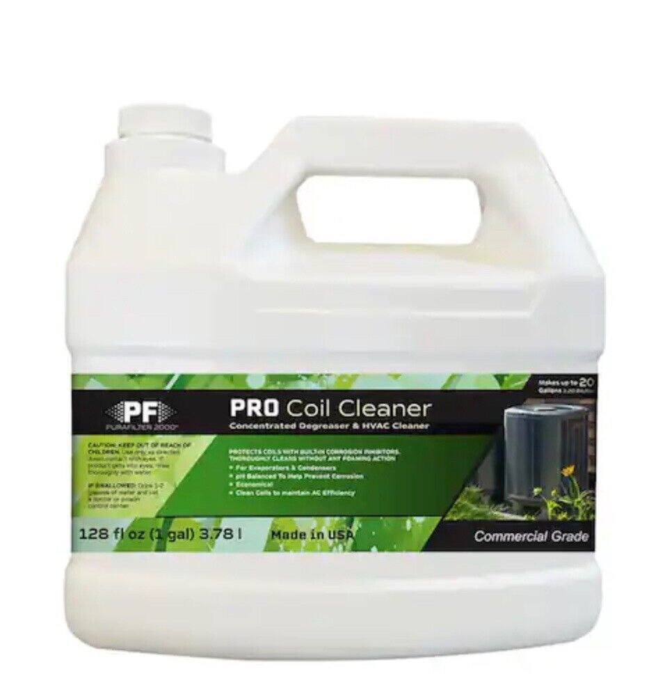 Purafilter 2000 AC Pro Concentrated Degreaser and Coil Cleaner, 128 Fl ...