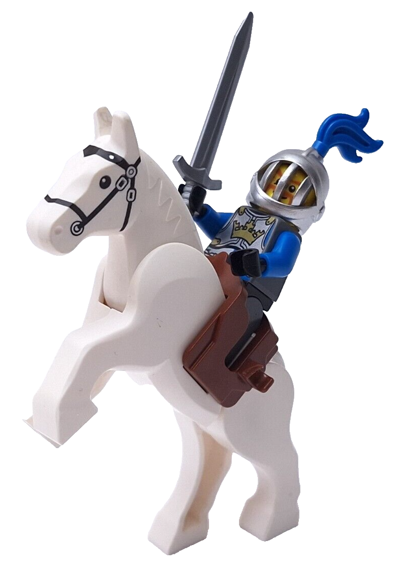 Lego Castle Kingdom Knight Figure Soldier Horse Cavalry - LEGO (R ...