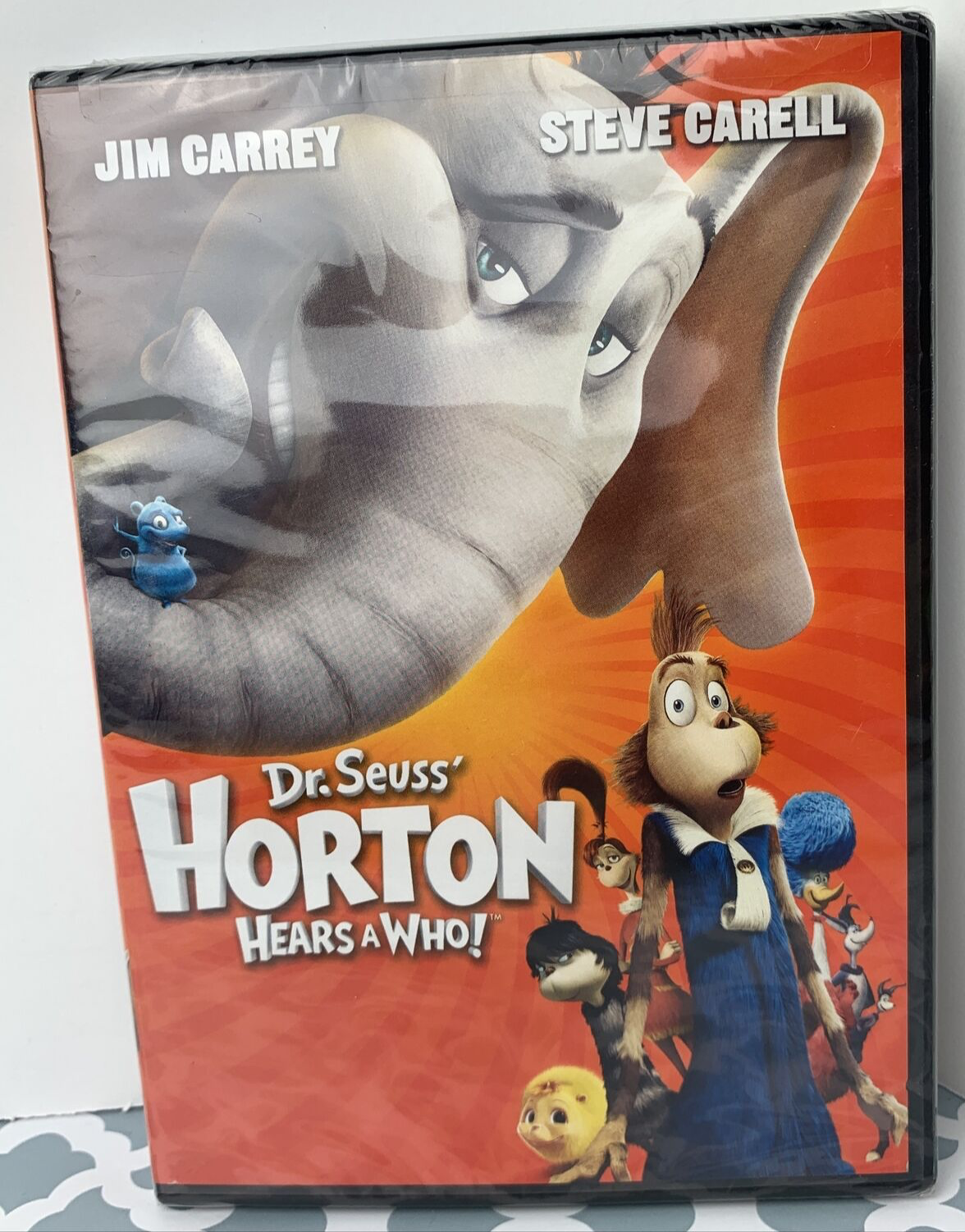 Dr. Seuss Horton Hears a Who! (DVD, 2008, Animated ) Jim Carrey Steve ...