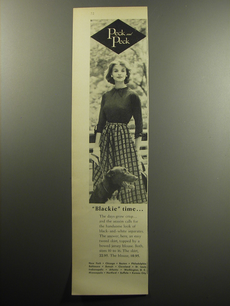 1957 Peck and Peck Skirt and Blouse and 50 similar items