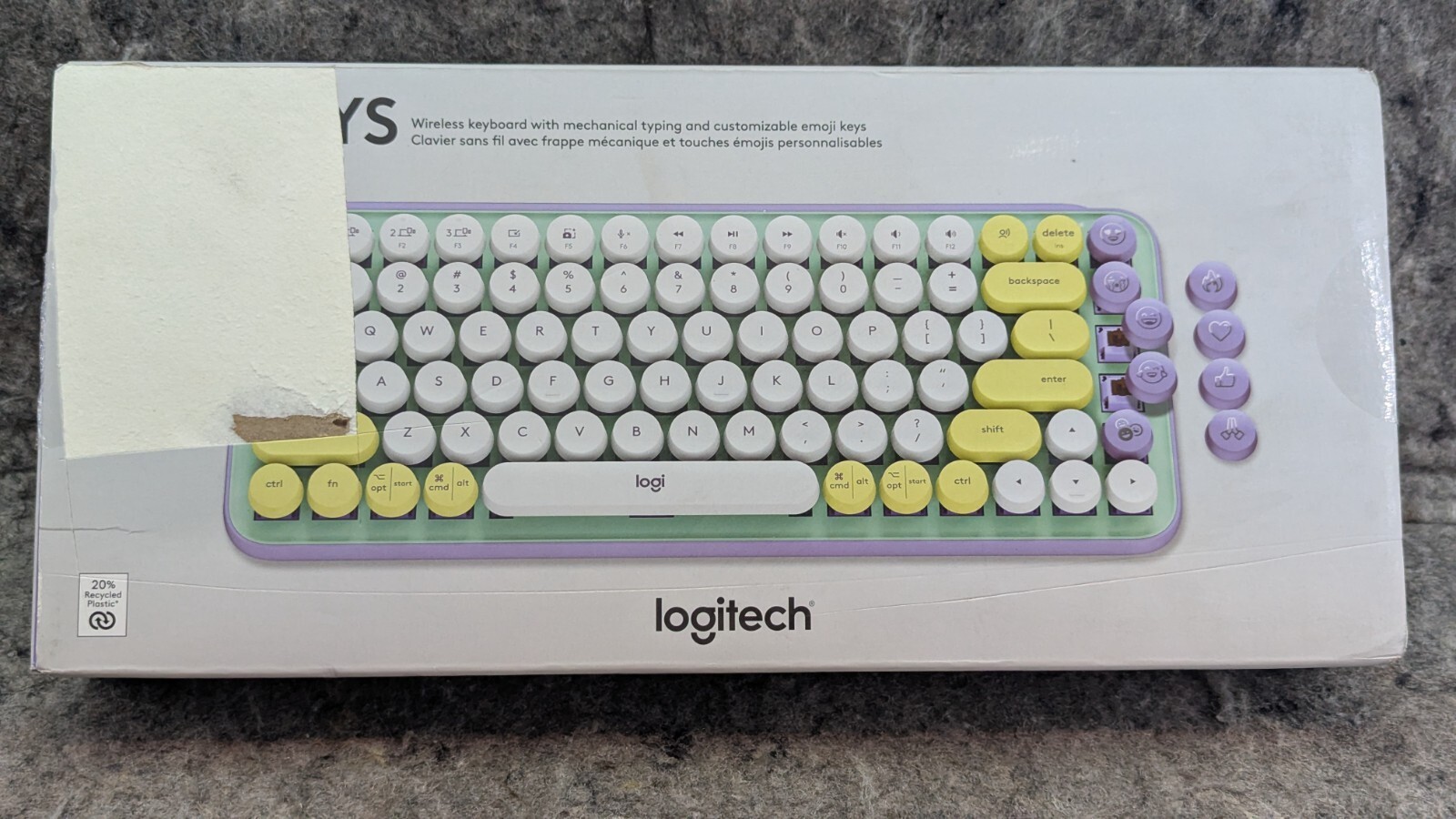 Logitech POP Keys Wireless Mechanical Emoji Keyboard - Daydream ...