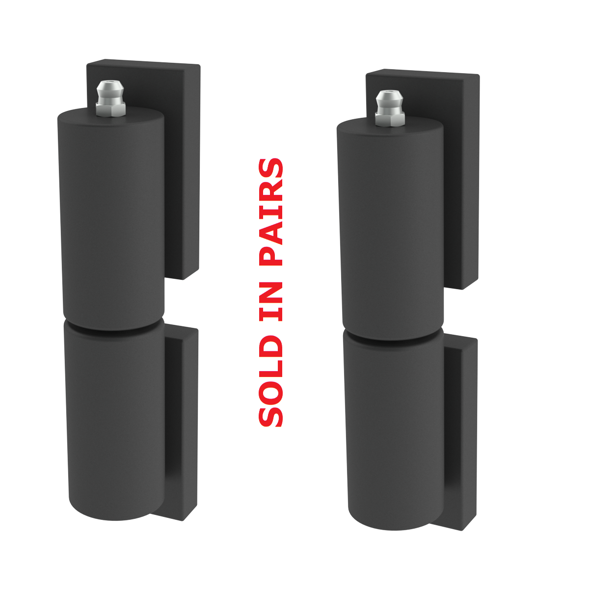 Security Brands K-BH500B 5" Barrel Gate Hinge Weld On 900 LBS Ball ...