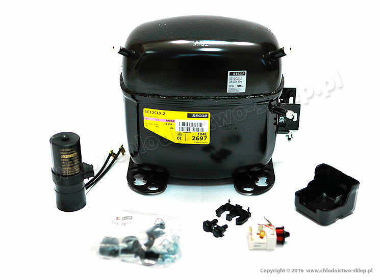 230V 50Hz 60Hz compressor Secop SC12CLX.2 104L2697 as Danfoss R404a ...