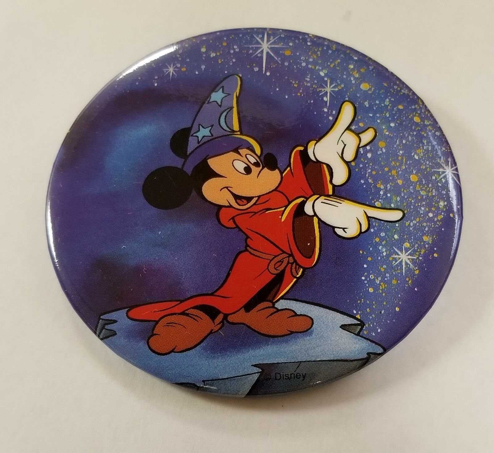 Disney Round Circle Fantasia Pin Mickey Mouse and 50 similar items