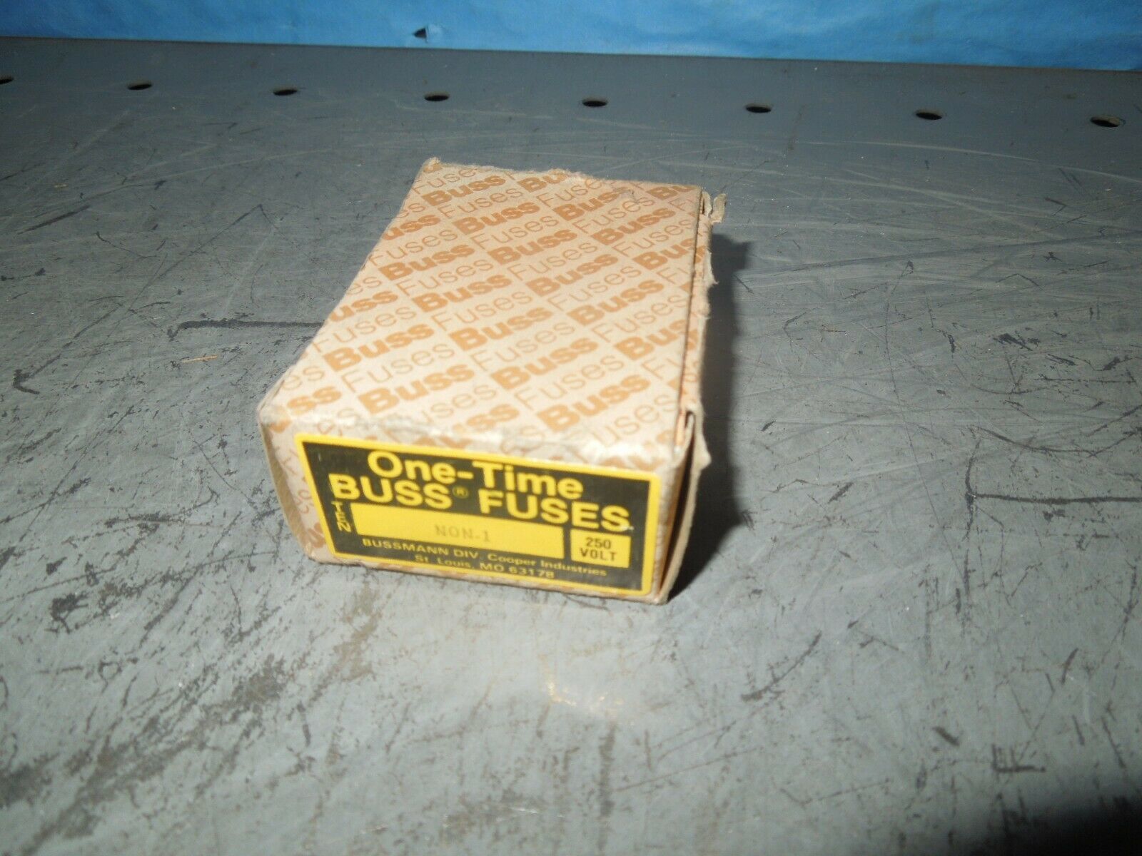 Box of 10 - Buss One-Time Fuses NON1 1A 250V Fuses New Surplus - Fuses ...