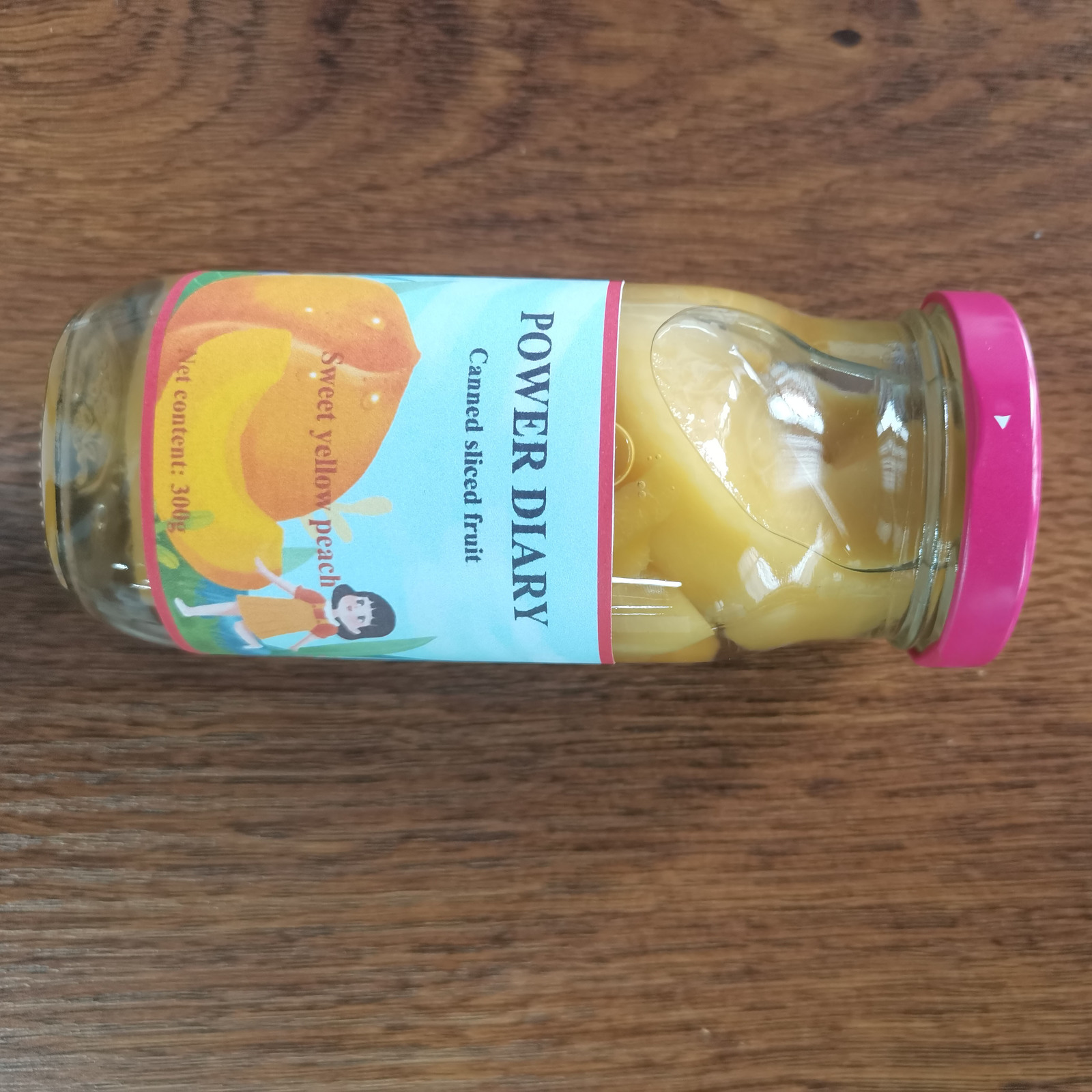 POWER DIARY Canned sliced fruit 100% fruit juice peach slices - Tinned ...