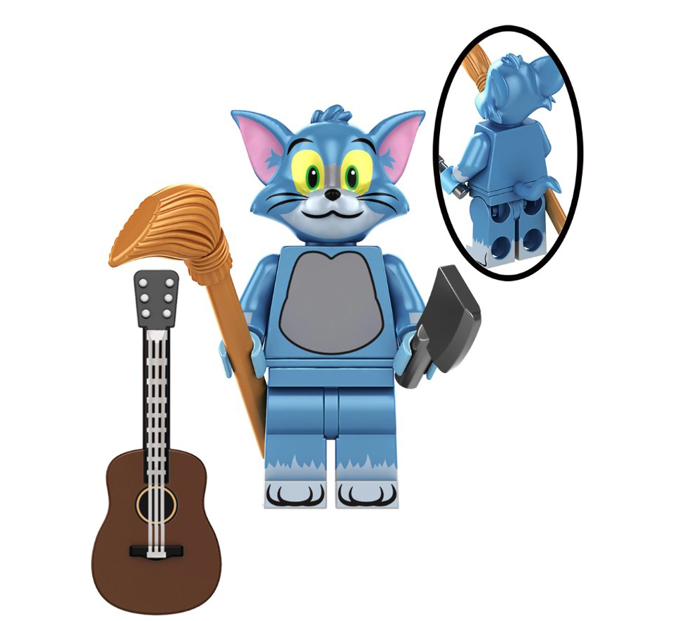 Building Block Tom Tom & Jerry cartoon Minifigure US Toy Minifigure ...