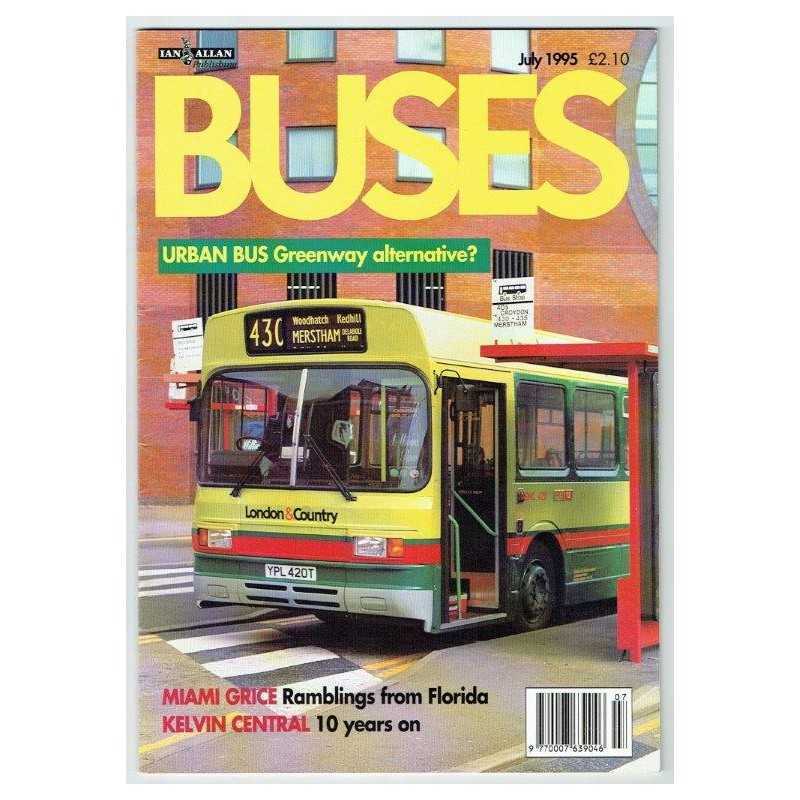 Buses Magazine July 1995 mbox3500/g Urban Bus Greenway alternative ...