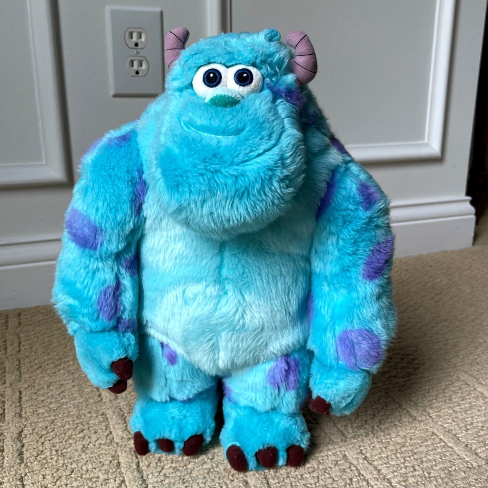 Sully Plush Monsters Inc Disney Store Stuffed Animal 16" Standing ...