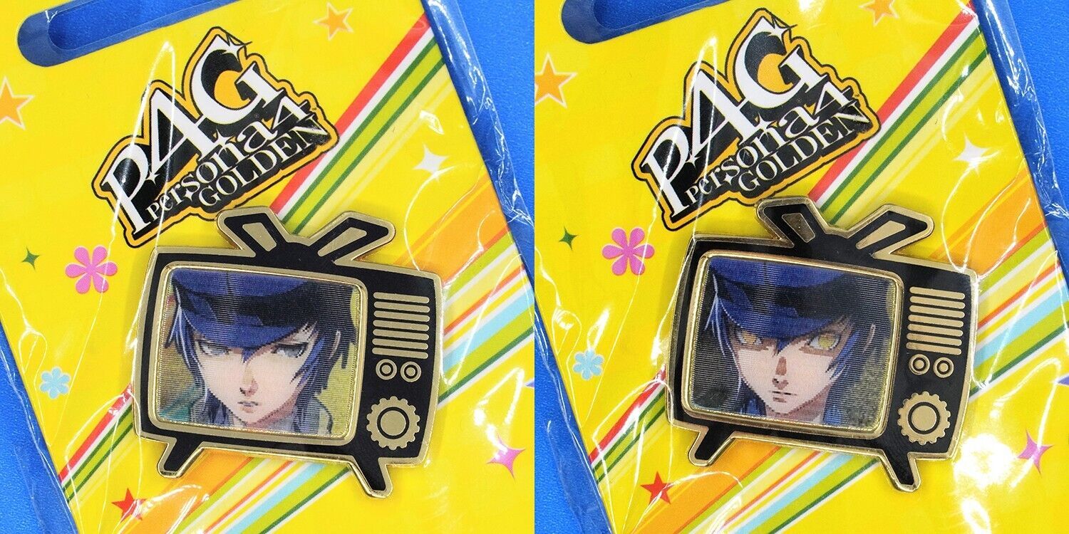 Persona 4 Golden Naoto Shadow Lenticular Changing Enamel Pin Figure ...