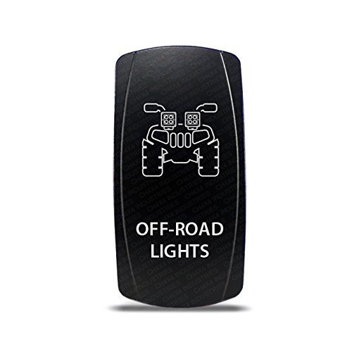 CH4x4 Rocker Switch Off-Road Ligths Symbol - Green LED - Grips