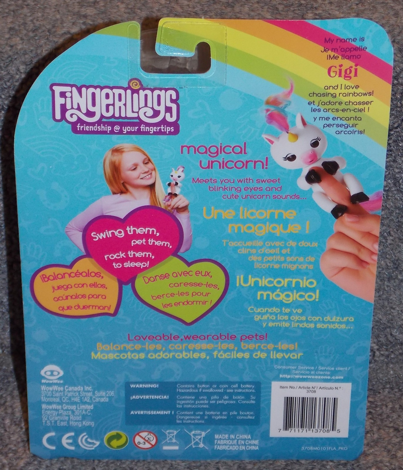 2016 Fingerlings Unicorn Gigi Toys R Us Exclusive Figure New In The ...