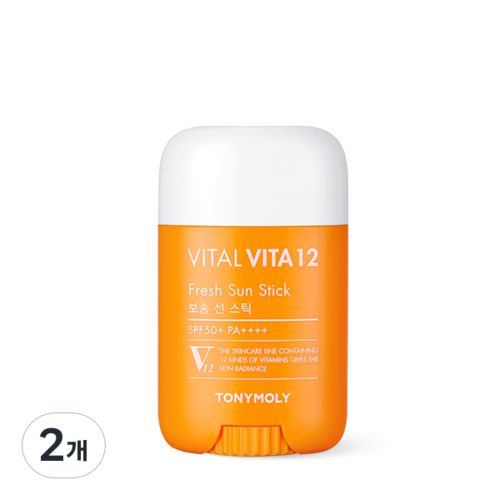 Tony Moly Vital Vita 12 Fresh Sun Stick SPF50+ PA++++ 22g x 2ea - Sunscreen