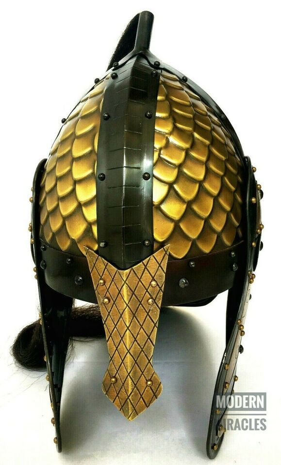 Casco romano de latón medieval antiguo casco espartano armadura réplica ...