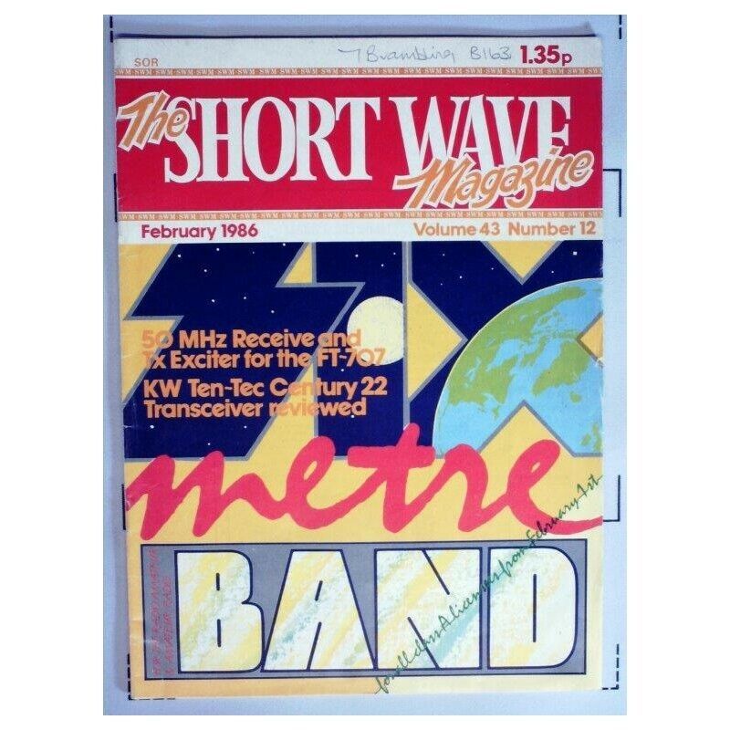 The Short Wave Magazine February 1986 mbox575 Metre Band - Magazines