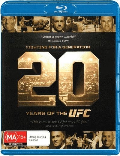 UFC Fighting For a Generation 20 Years of the UFC Blu-ray | Region B ...