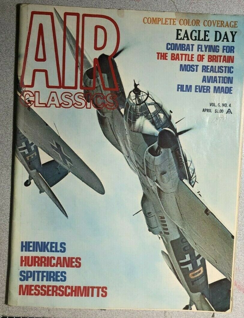AIR CLASSICS military aviation magazine April 1970 - Magazines