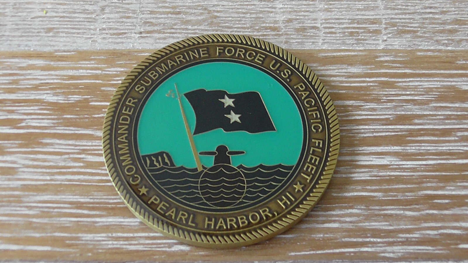 COMSUBPAC Commander Submarine Force US Pacific Fleet Challenge Coin # ...