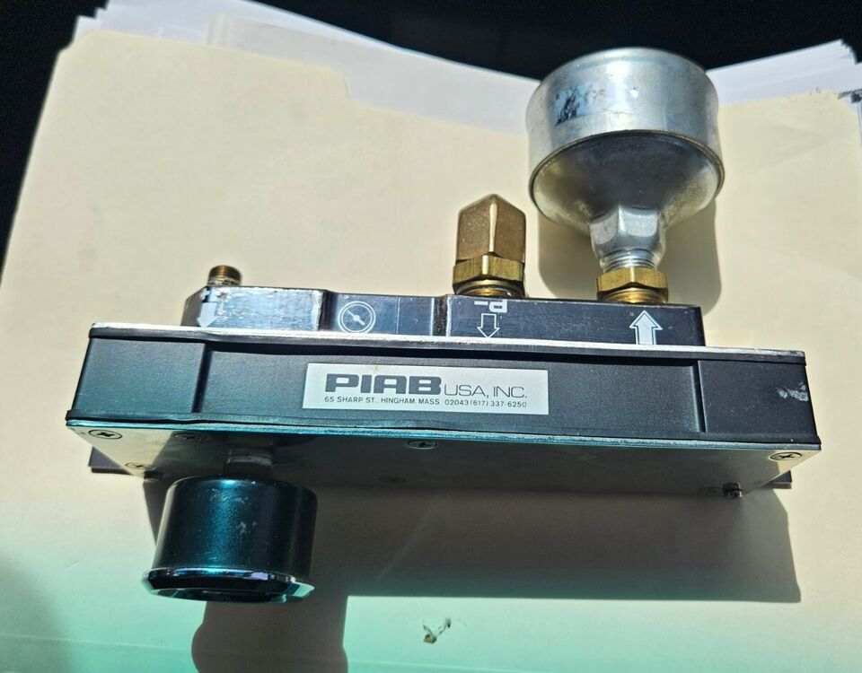 PIAB Multi Ejector Vacuum Pump M63 WITH GAST AC995 MUFFLER - Everything ...