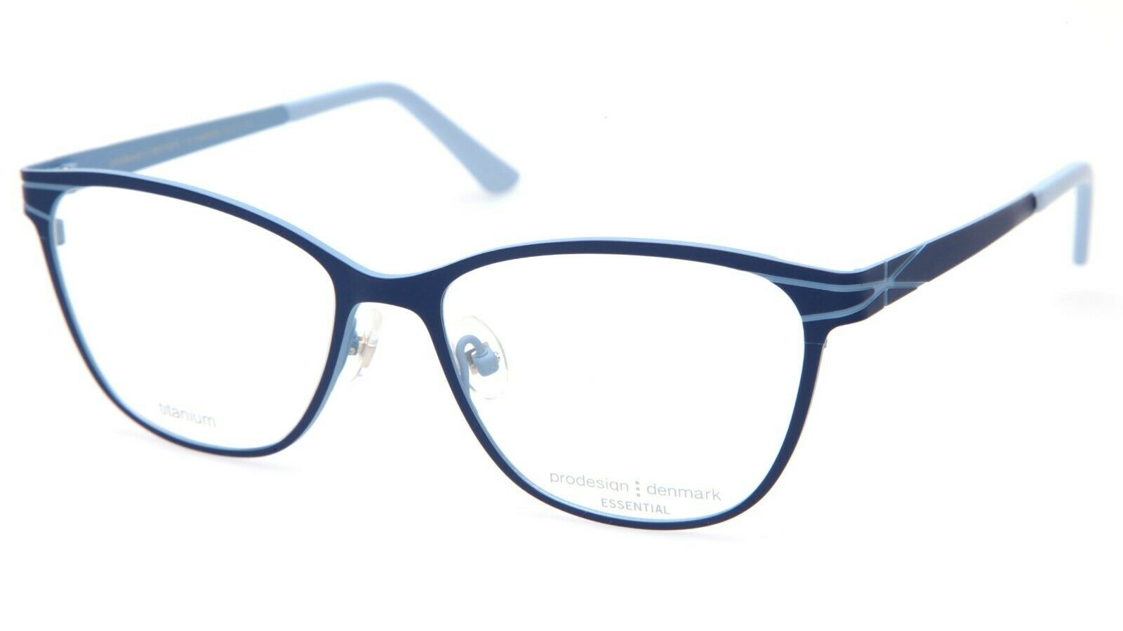 NEW PRODESIGN DENMARK 1427 c.3421 Purple Blue EYEGLASSES GLASSES 53-16 ...