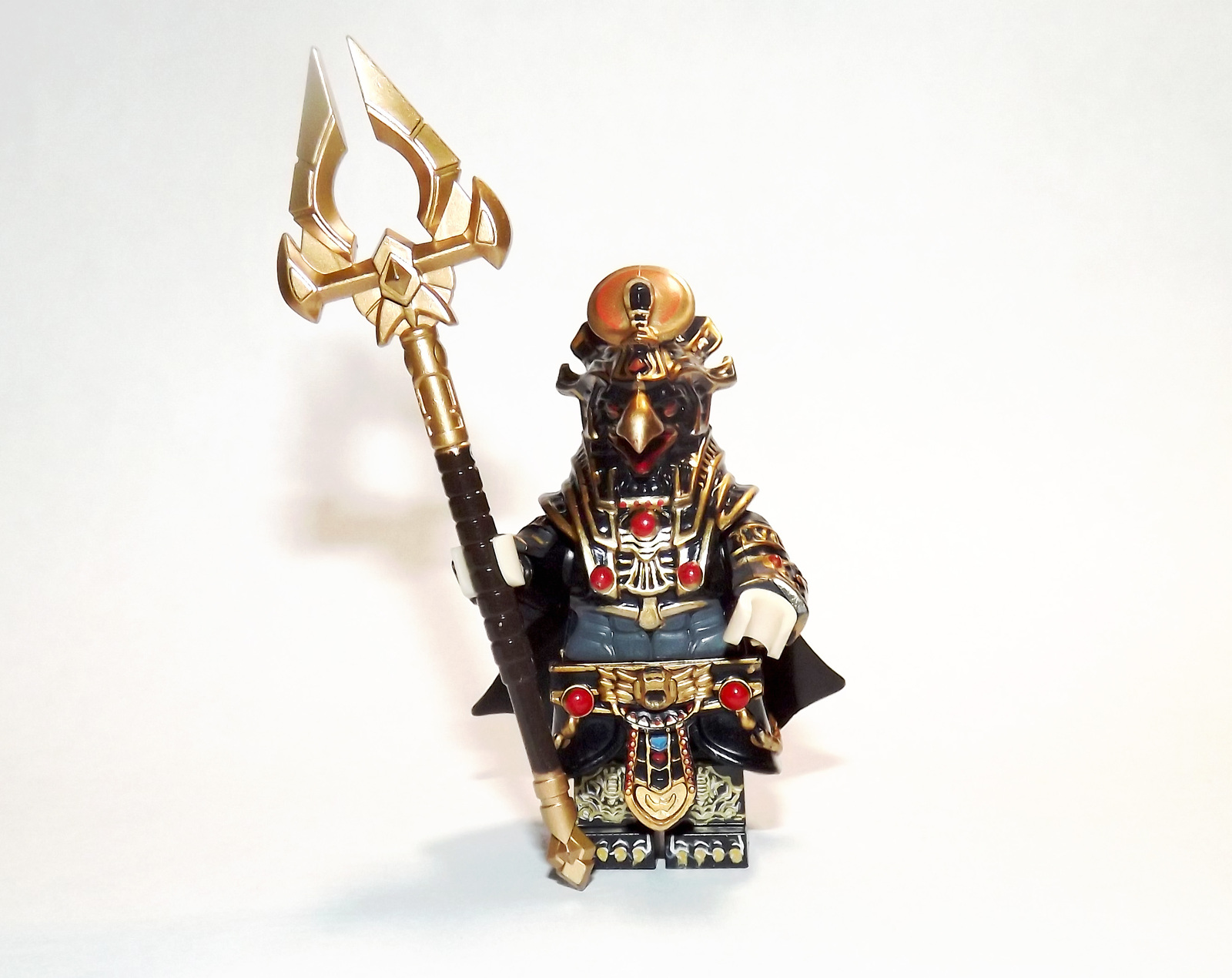 Minifigure Amon Ran Egyptian God Deluxe Egypt History Rare - LEGO (R ...