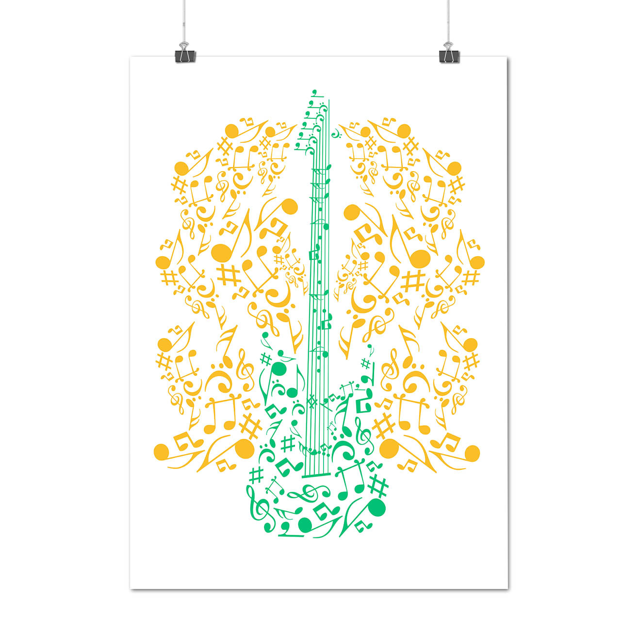 Bass Guitar Rock Music Instrumental Matte/Glossy Poster A0 A1 A2 A3 A4 ...