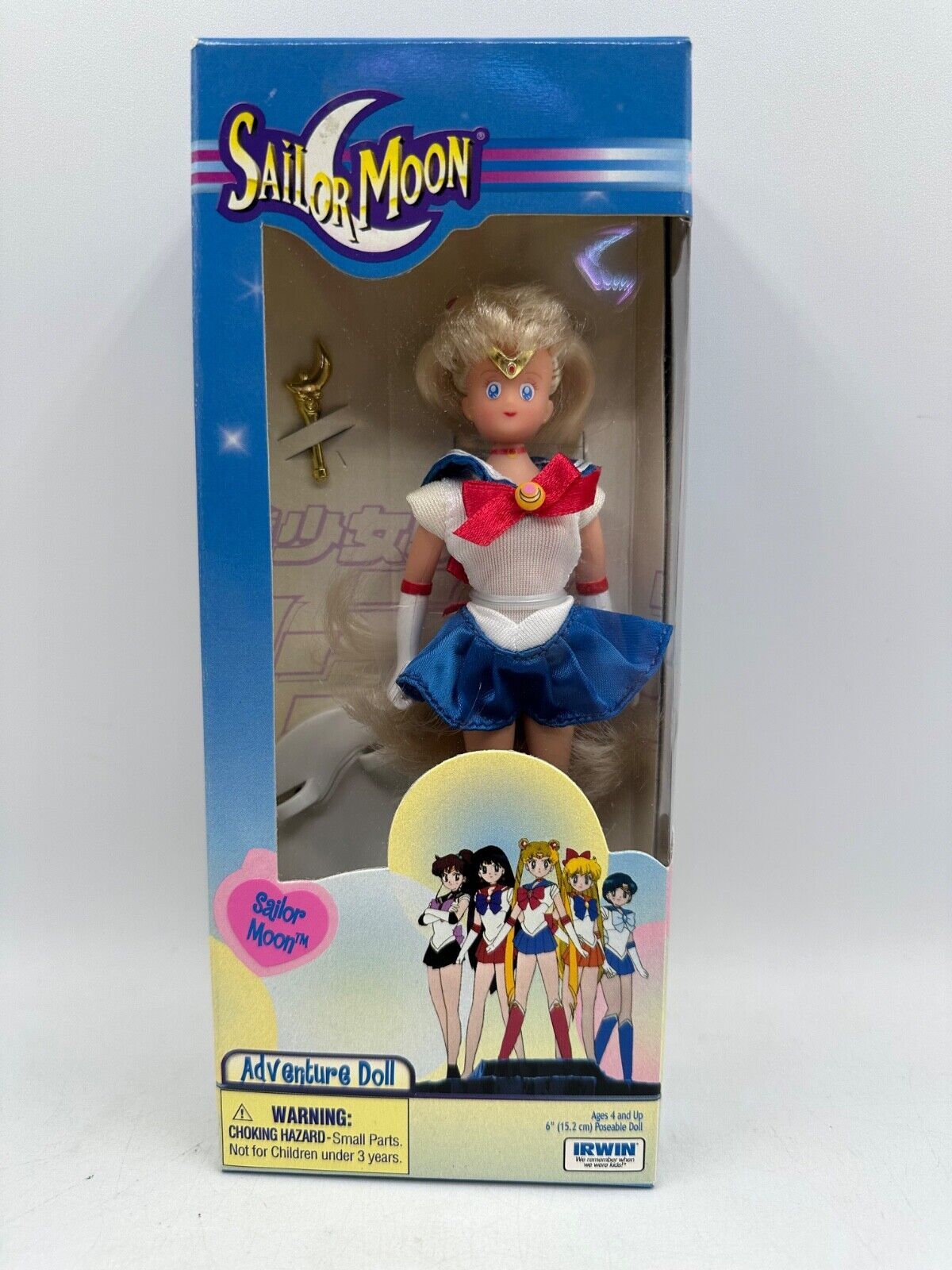 6" Sailor Moon Adventure Doll Irwin Toys 2000 NEW W/ BOX - Other Animation Merchandise
