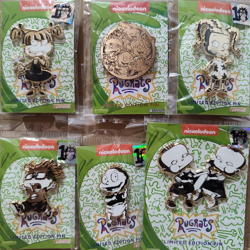 The Rugrats Official Nickelodeon Enamel Pins Lot You Choose Which ...