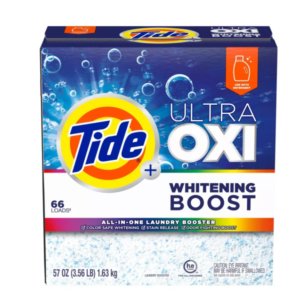 Tide Ultra Oxi Whitening Boost All In One Laundry Booster 57oz 66 Load Powder - Detergents ...