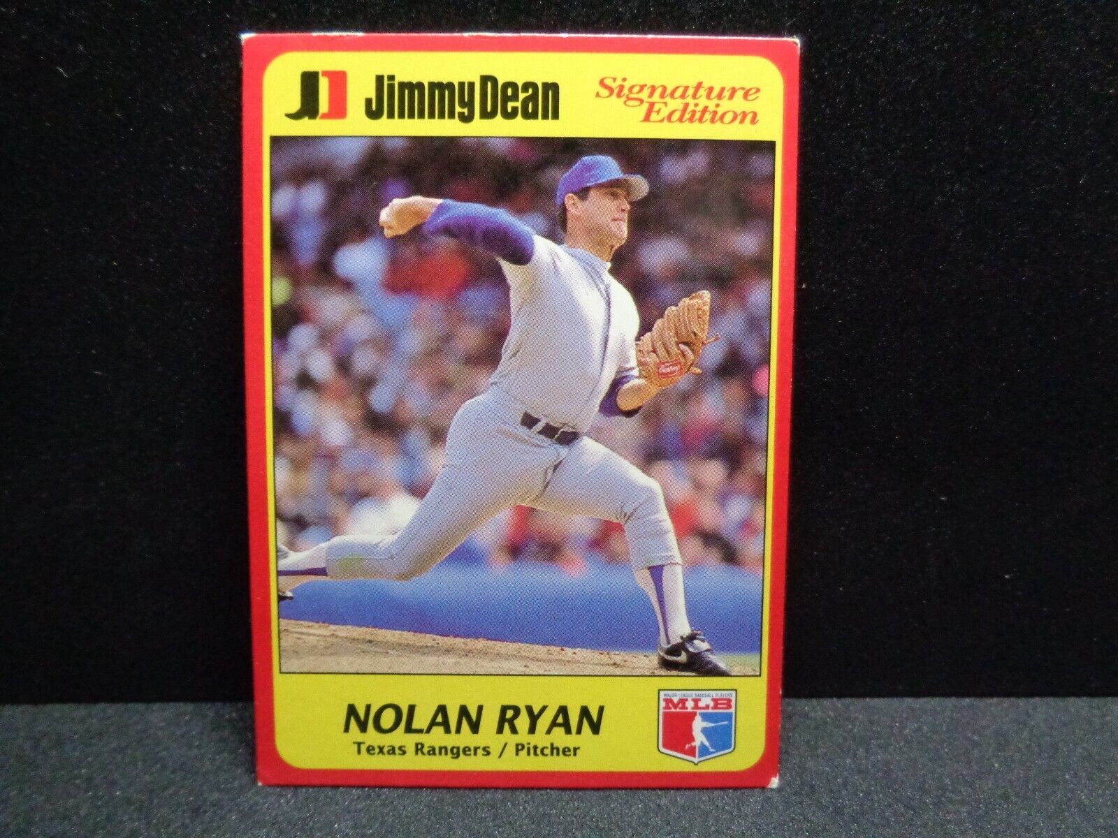 1991 Jimmy Dean Signature Edition Nolan Ryan # 24 Texas Rangers ...