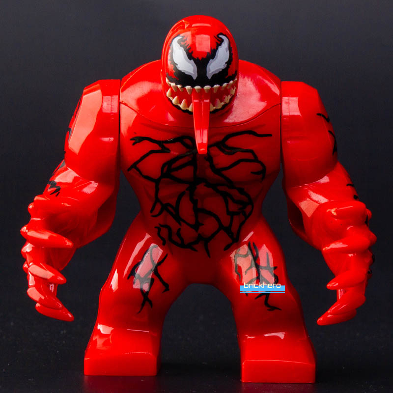 Carnage (BigFig) Venom Let There Be Carnage Lego Custom Minifigure ...