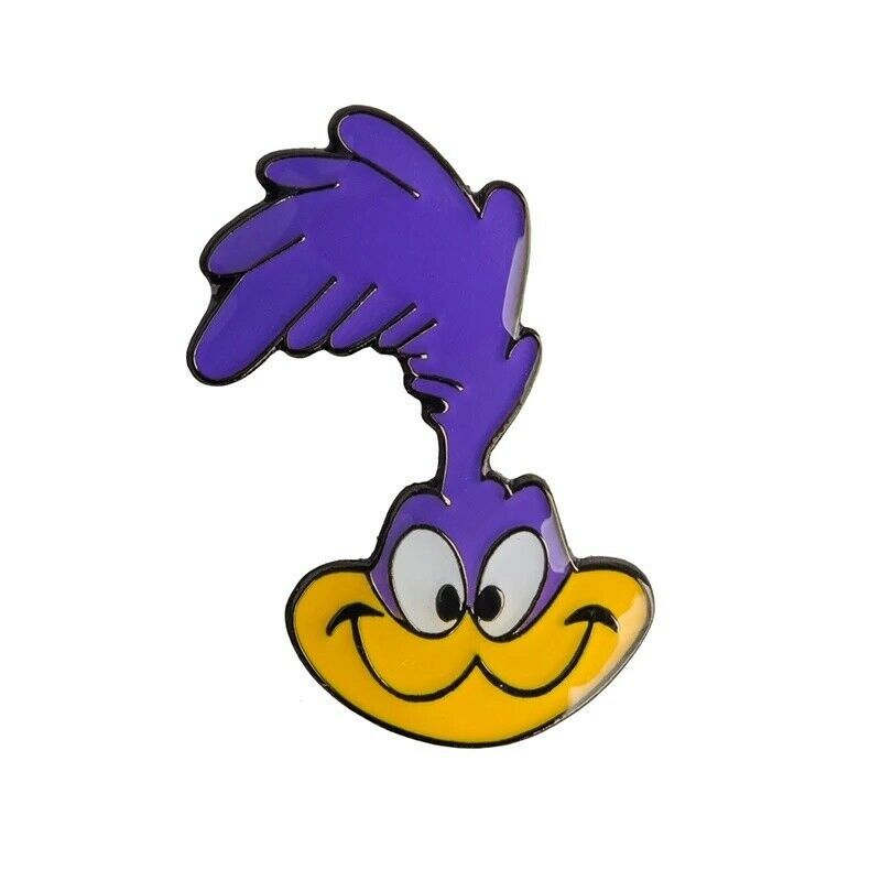Looney Tunes The Road Runner Smiling Face Die-Cut Enamel Metal Pin NEW ...