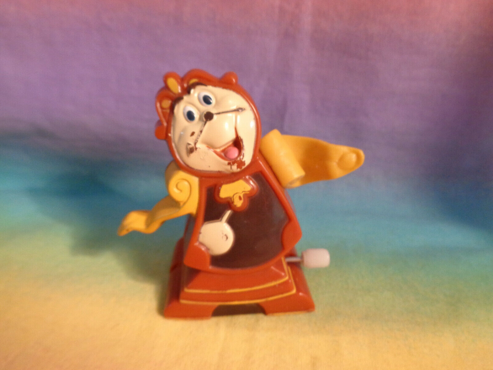 Vintage 1991 Burger King Disney Beauty & The Beast Cogsworth Wind-up ...