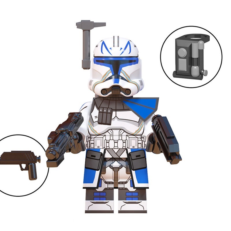 Clone Captain Rex (501st Legion) Star Wars Minifigures Toys - Building ...