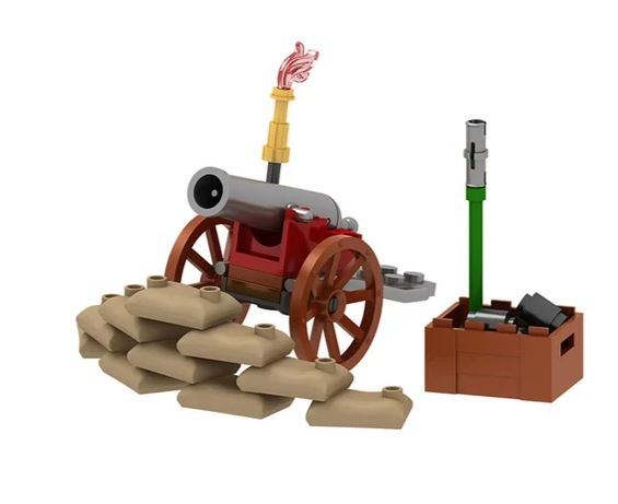 YY Minifigure Building Custom Cannon Civil War set Army Soldier pirate ...