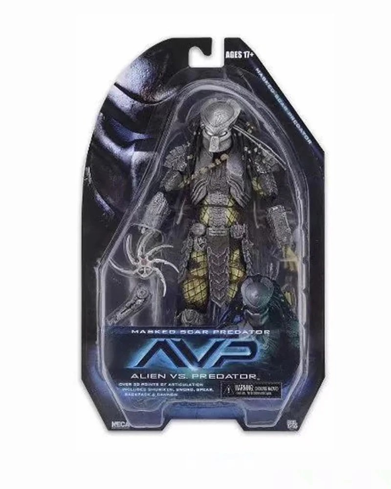NECA Masked Scar AVP Celtic Chopper Scar Action Figure Alien Predator ...