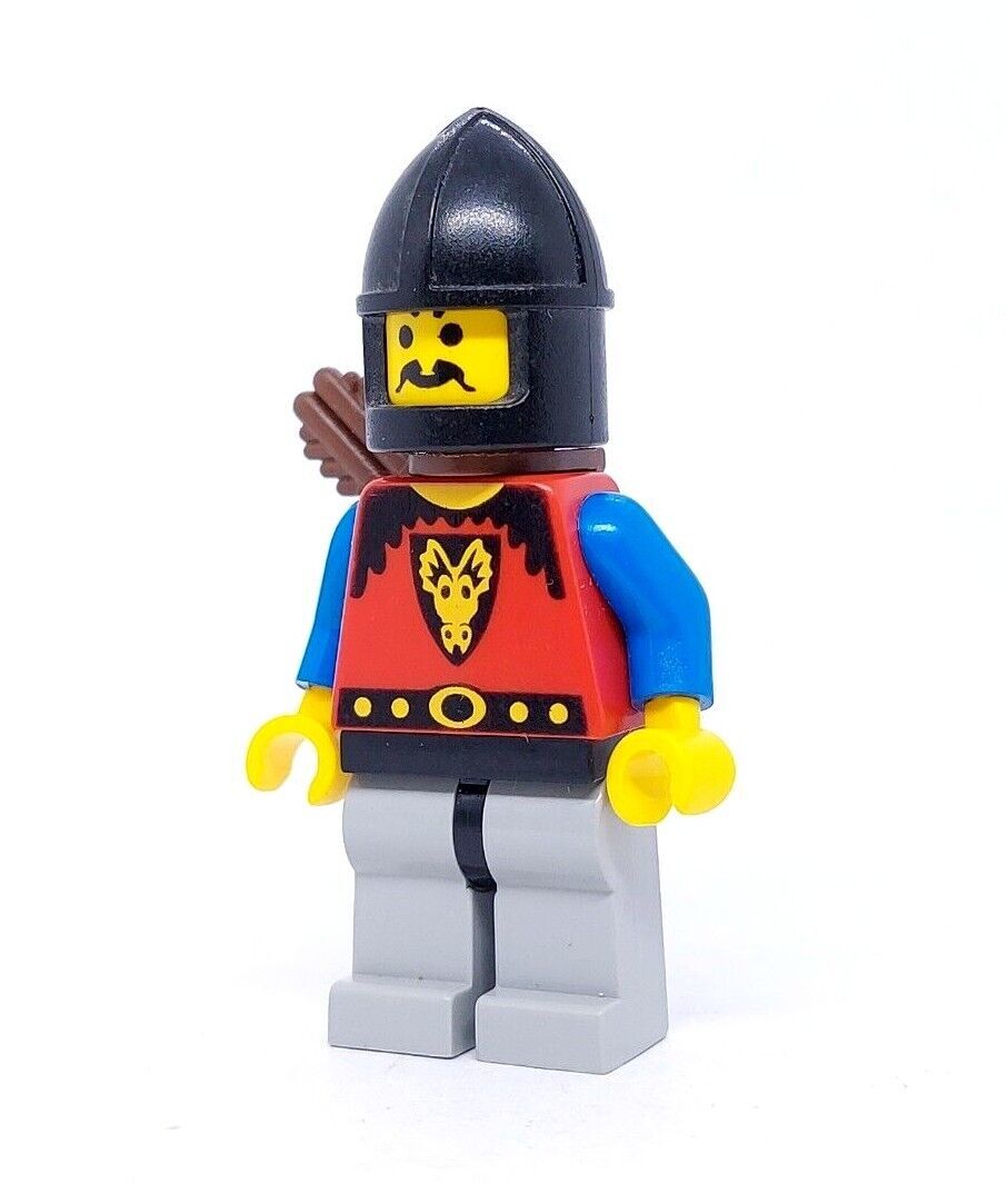 Lego ® Vintage Castle Kingdom Knight Dragon Knights Archer Minifigure ...
