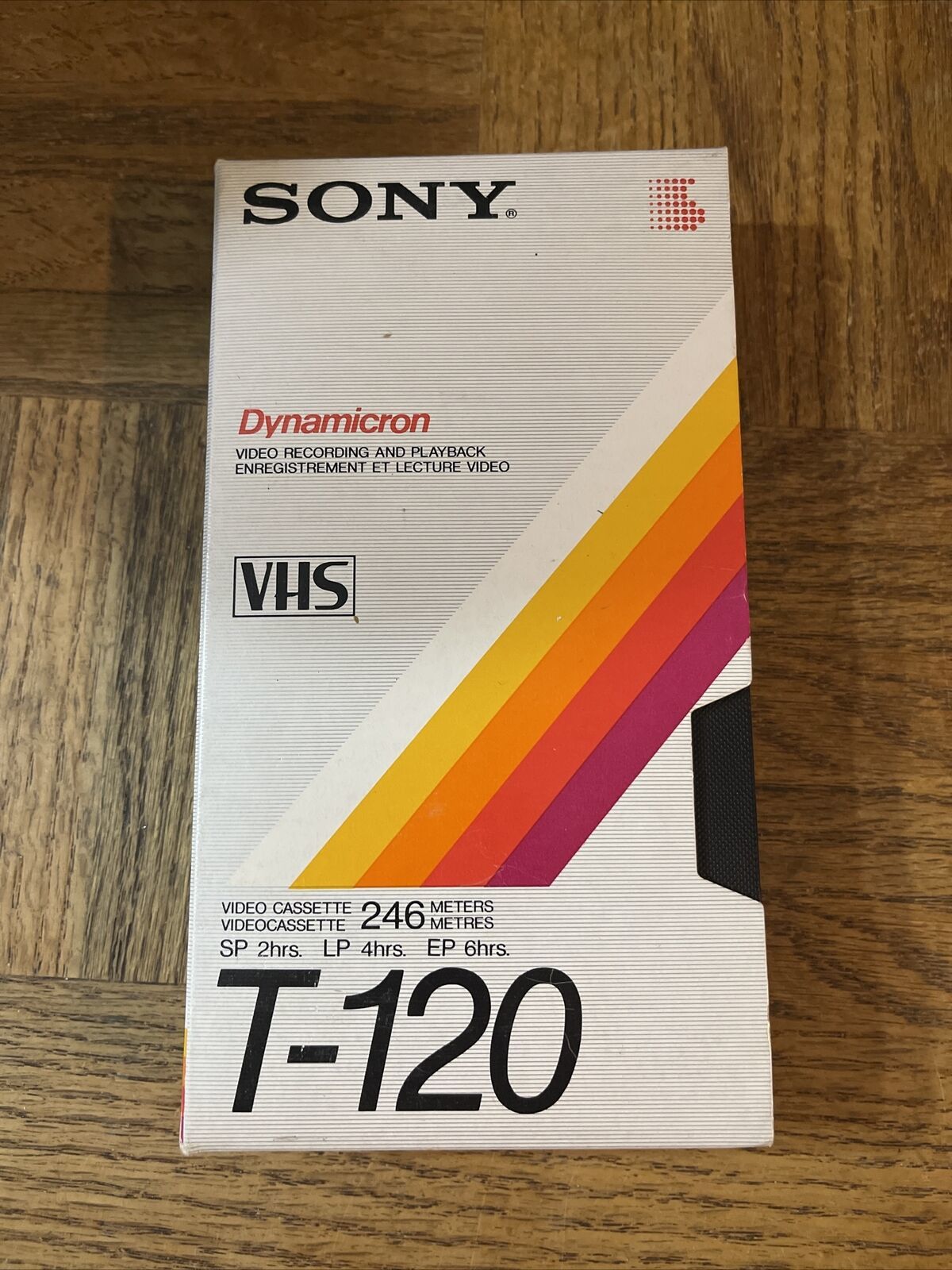 Used VHS Sony T-120 Glass Art - VHS Tapes