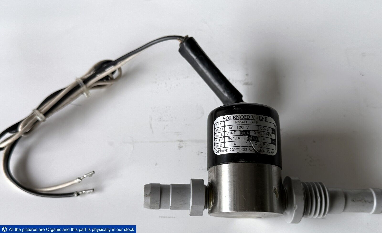 Shinwa Controls N240-84F Solenoid Valve and 50 similar items