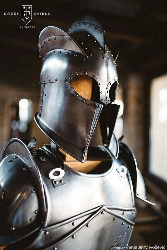 Medieval Half Body Dragon Armor Suit Larp Costume LOTR Breastplate ...