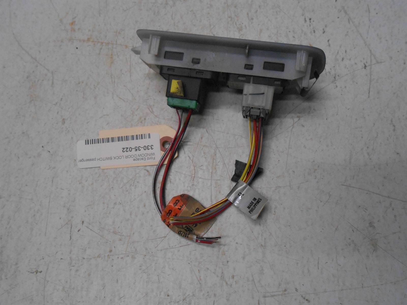 2006 ford escape WINDOW DOOR LOCK SWITCH passenger right Front ...