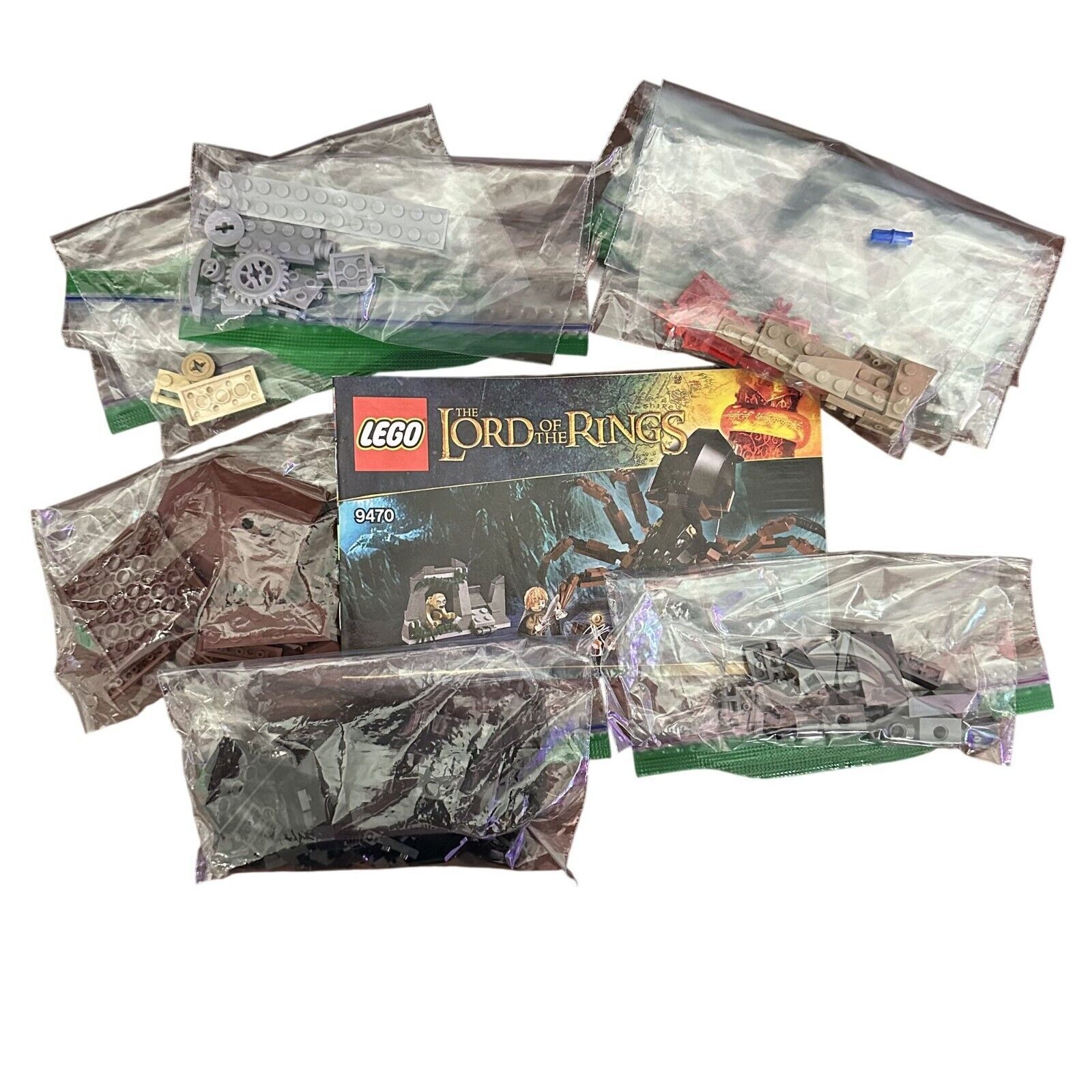 LEGO 9470 Lord of the Rings Shelob Attacks Set LOTR Complete NO ...