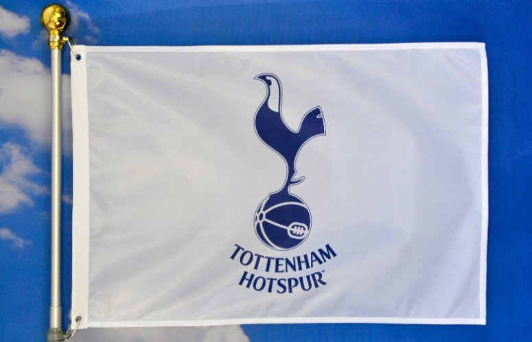 Tottenham Hotspur Football Club Flag 3x5ft Polyester Banner White ...