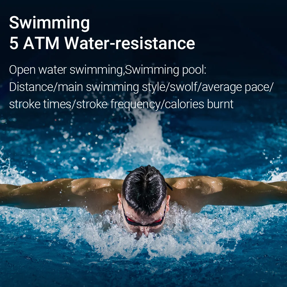 HAYLOU RS3 Smart 5ATM Waterproof GPS AMOLED HD Display Screen 14 Sport Modes Sm - Smart Watches