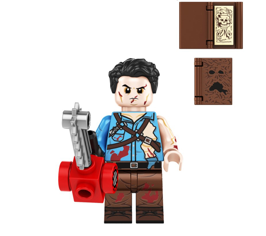Ash Williams Evil Dead Horror Movie With Necronomicon Custom ...