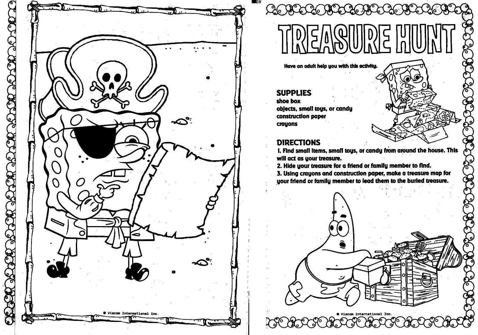 SpongeBob - Shiver Your Timbers - Jumbo Coloring & Activity Book ...