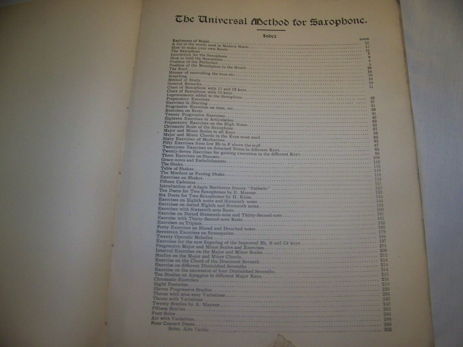 The Worlds Edition Universal Method for ALTO SAXOPHONE Paul De Ville ...