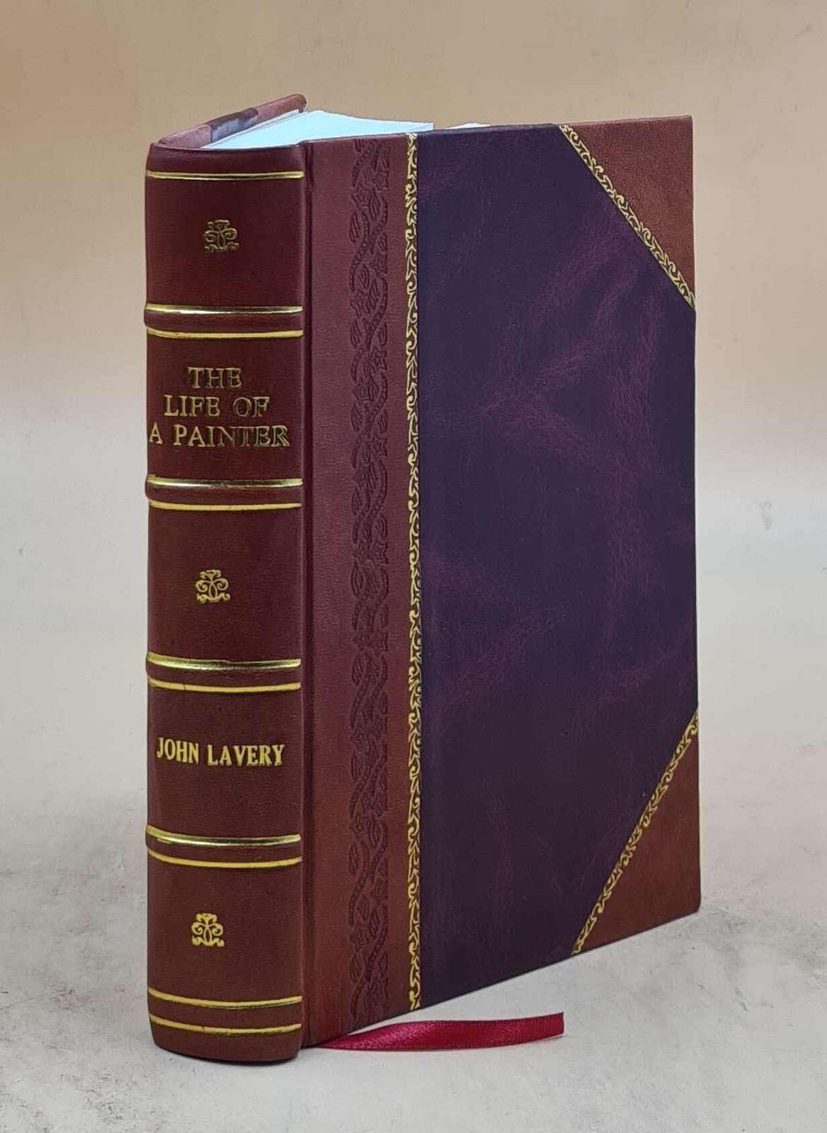 THE LIFE OF A PAINTER 1940 [Leather Bound] by SIR JOHN LAVERY - Books